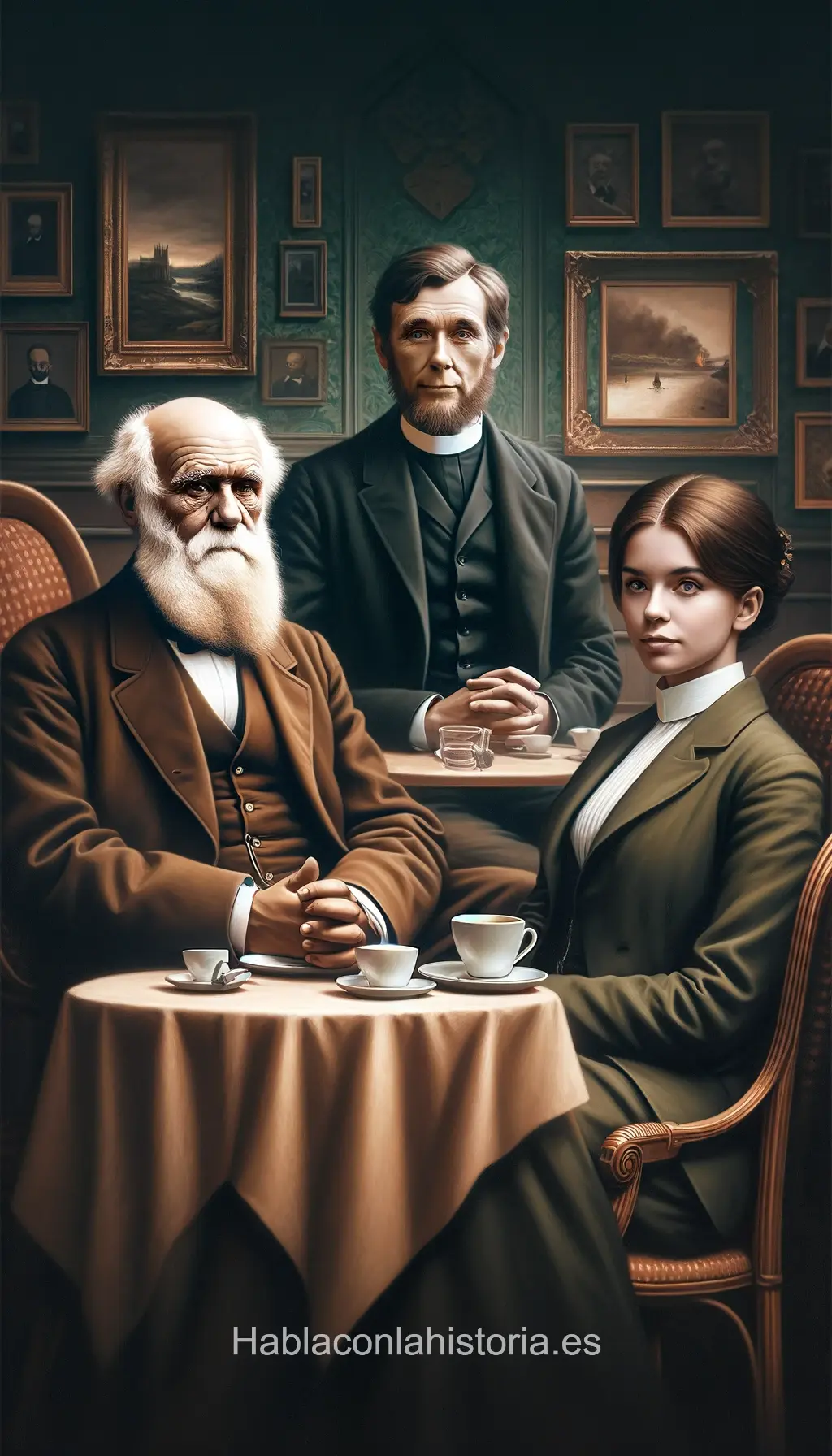 Charles Darwin, Gregor Mendel y Rosalind Franklin - Hablaconlahistoria.es