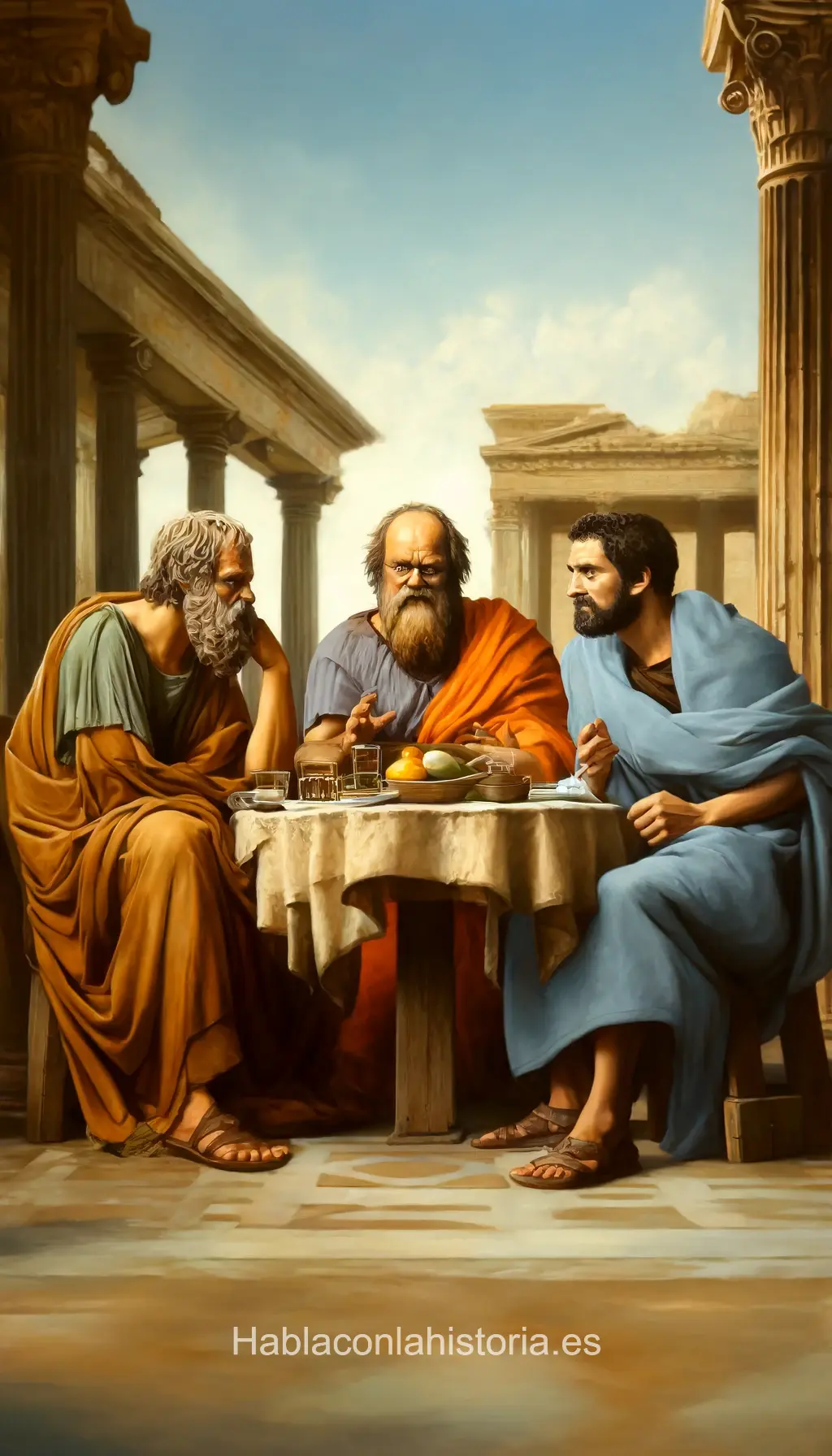 Sócrates, Platón y Aristóteles - Hablaconlahistoria.es