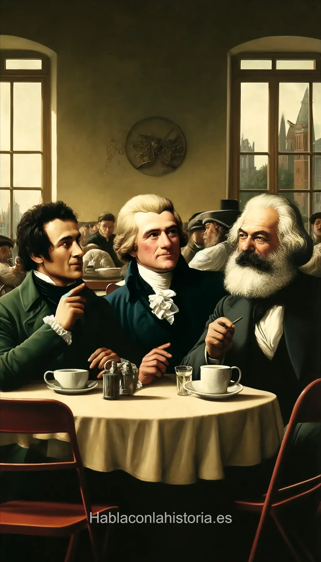 Debate con IA entre Jefferson, Maquiavelo o Marx: Líderes y Filosofías
